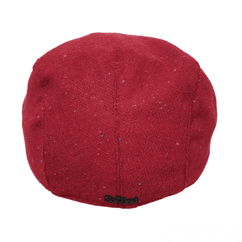 Boina Italiana Masculina Classic Vinho Poá Colorido