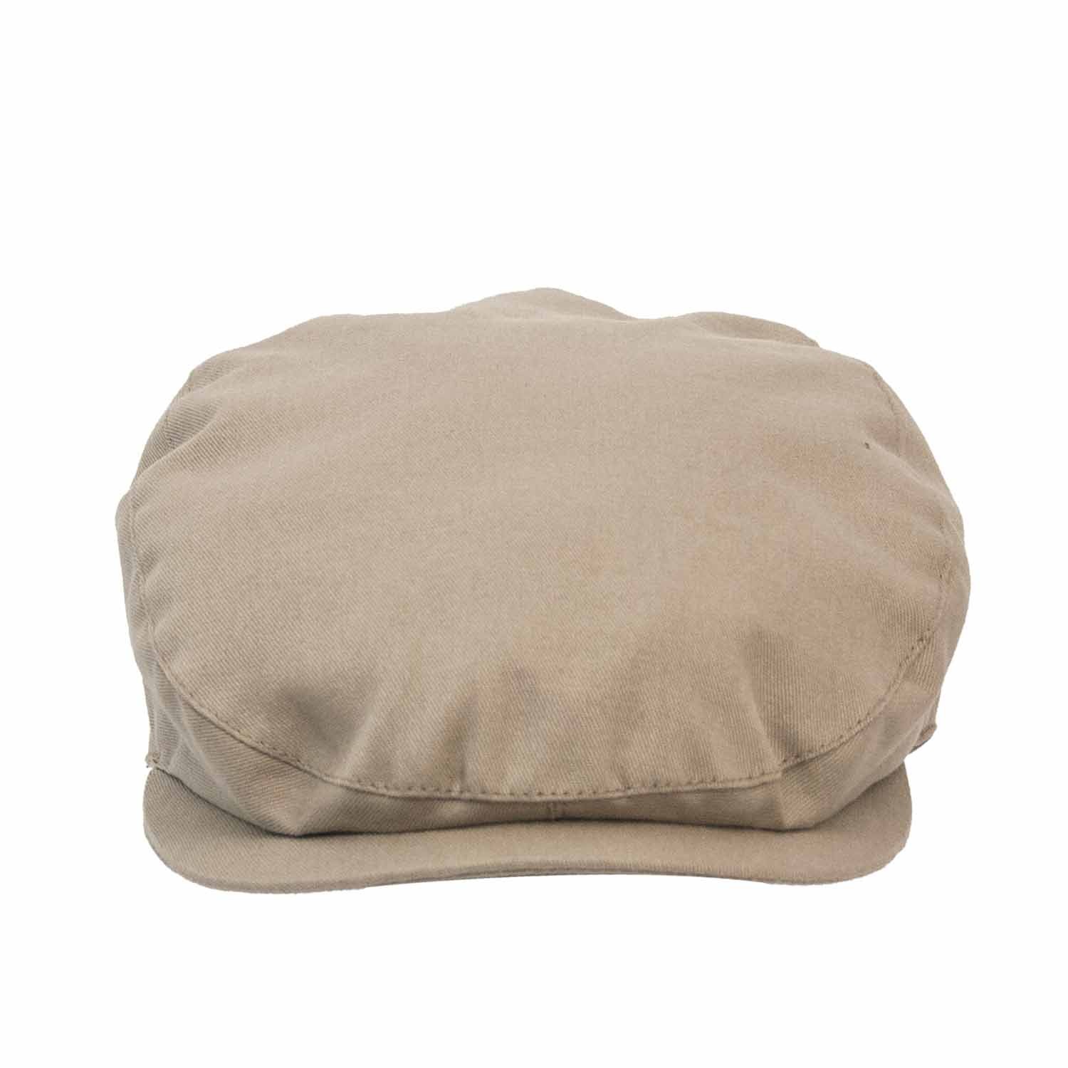 Boina Masculina Italiana de Tecido Bege