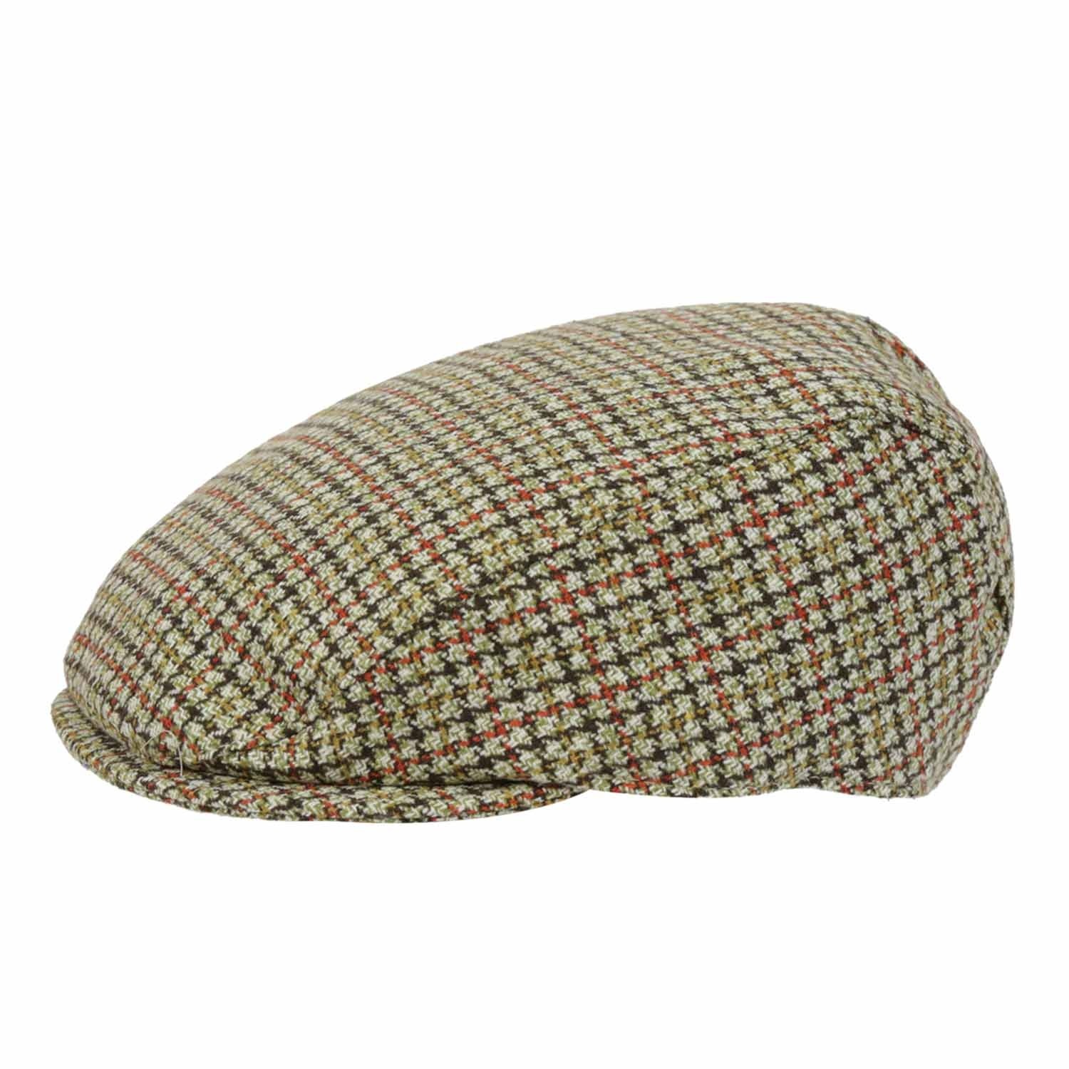 Comprar Online | Boina Italiana Masculina Xadrez Bege Maria Chapéu ...