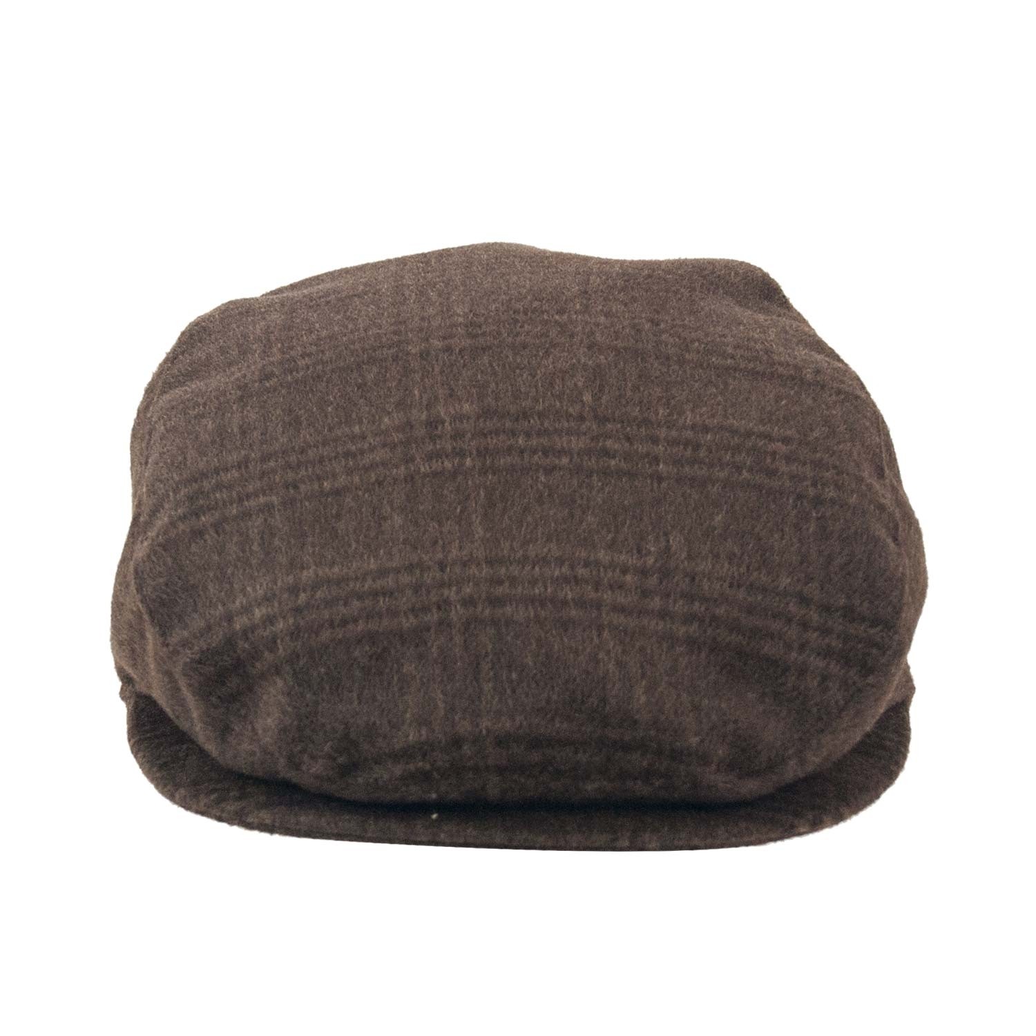 Boina de Frio Inverno Masculina Xadrez Marrom