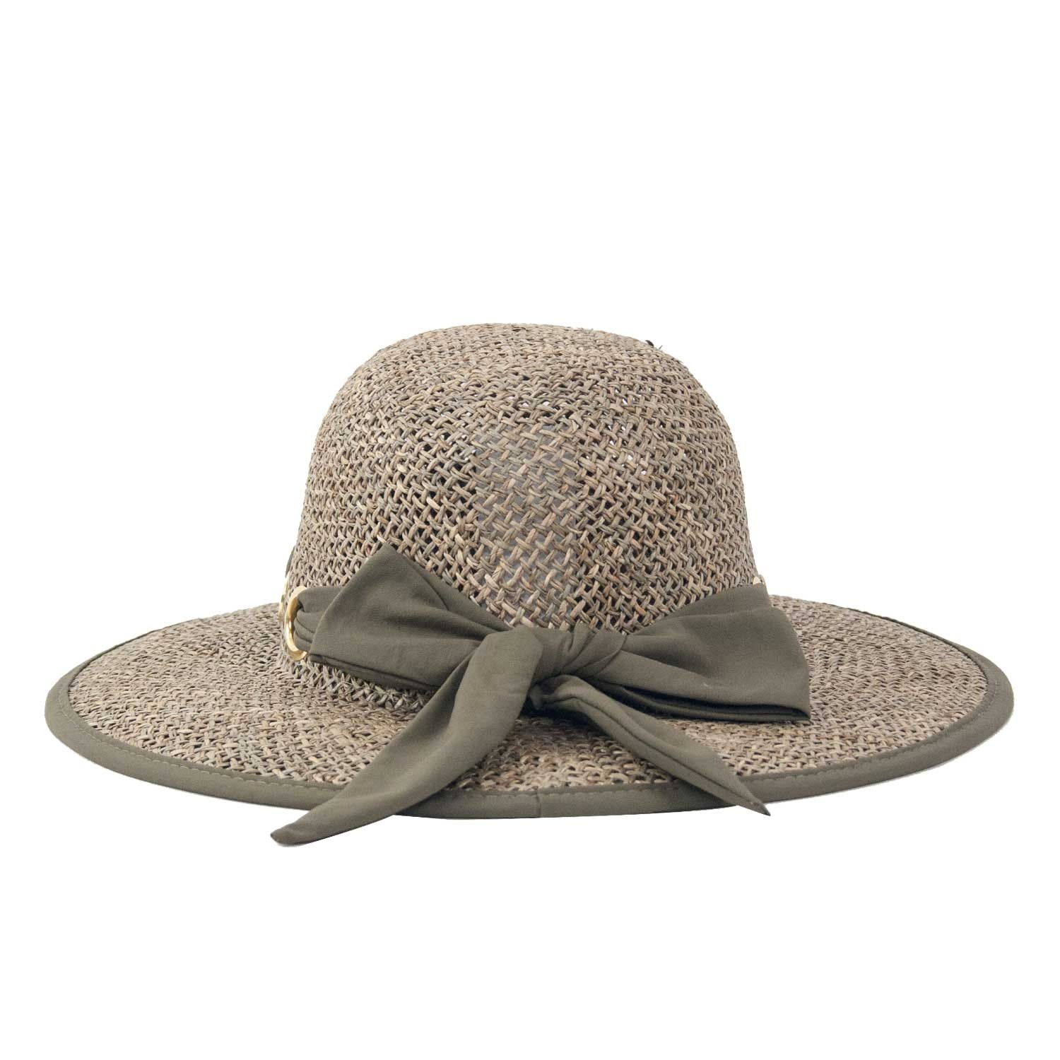 Comprar Online | Chapéu Praia Feminino Proteção UV Cáqui Maria Chapéu ...