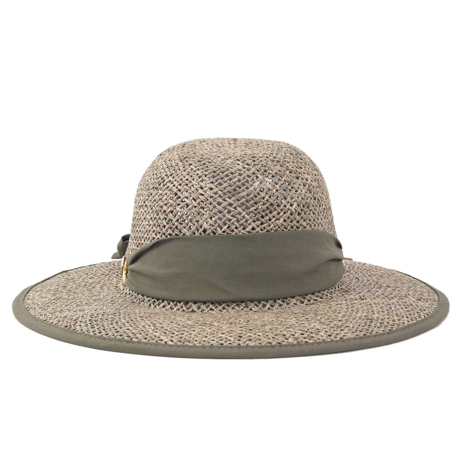 Comprar Online | Chapéu Praia Feminino Proteção UV Cáqui Maria Chapéu ...