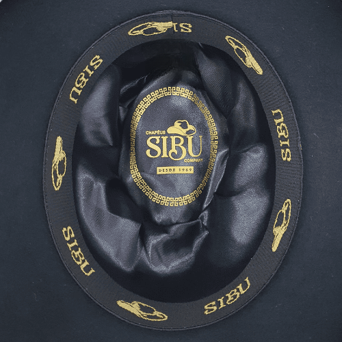 Comprar Online | Chapéu Country Infantil Sibu Company Preto Aba Canoada ...