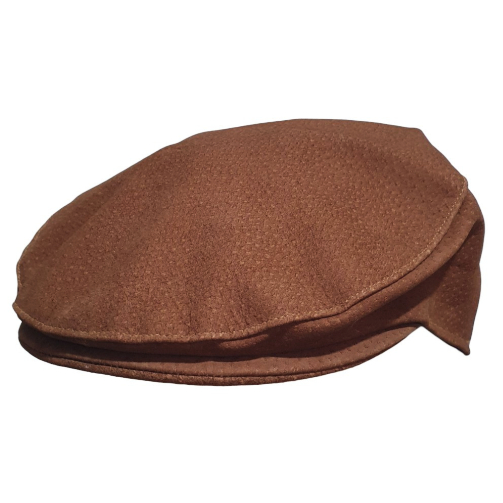 Boina Italiana Masculina Couro de Porco Whisky