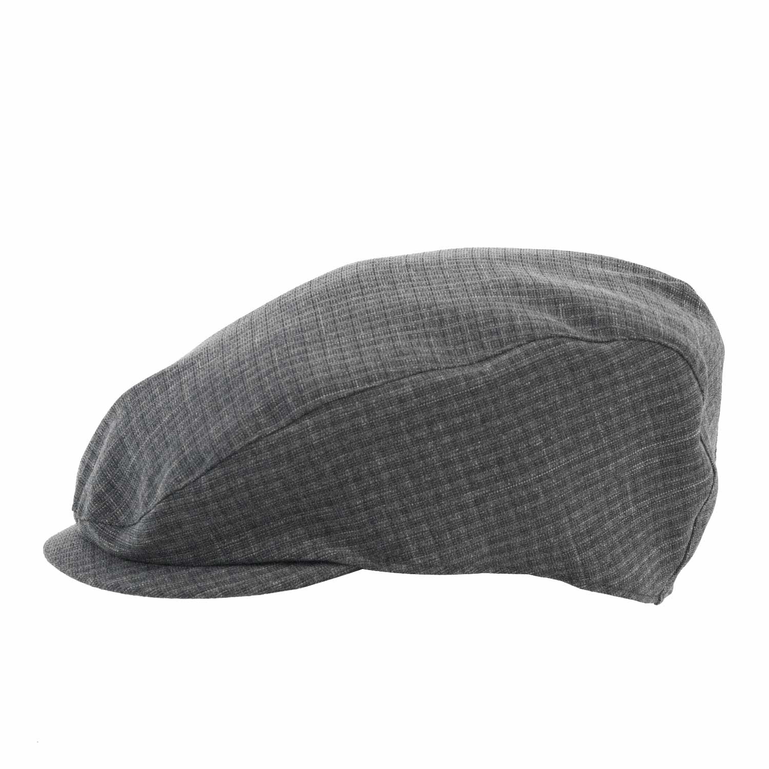 Boina Masculina Italiana Xadrez Cinza